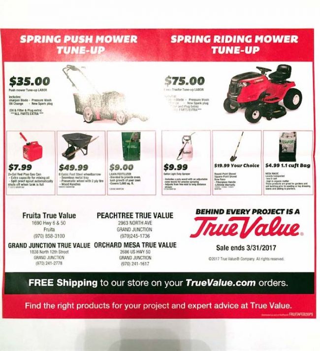 True Value Ad