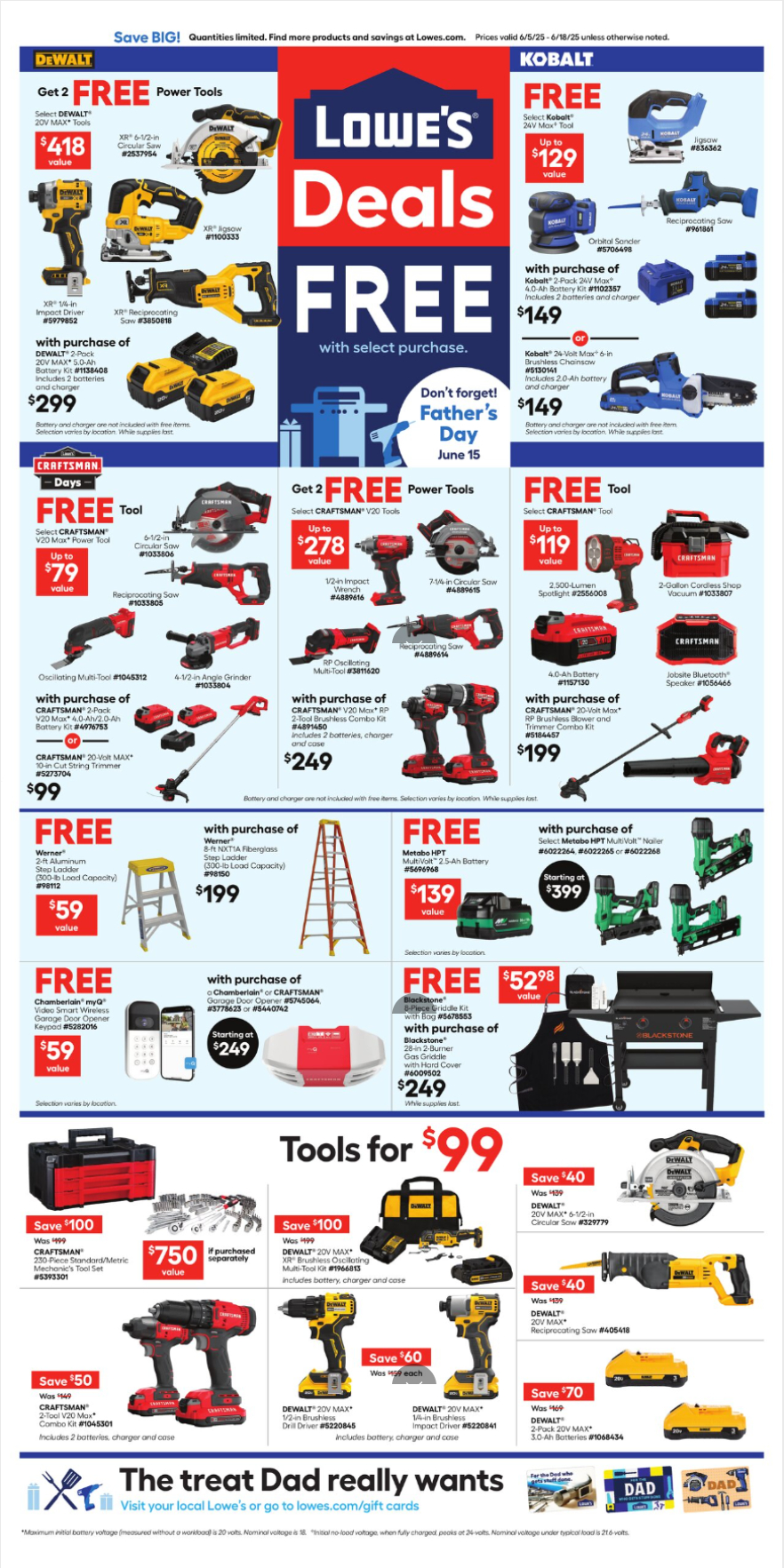 Lowe's Weekly Ad June 5 - June 18, 2025