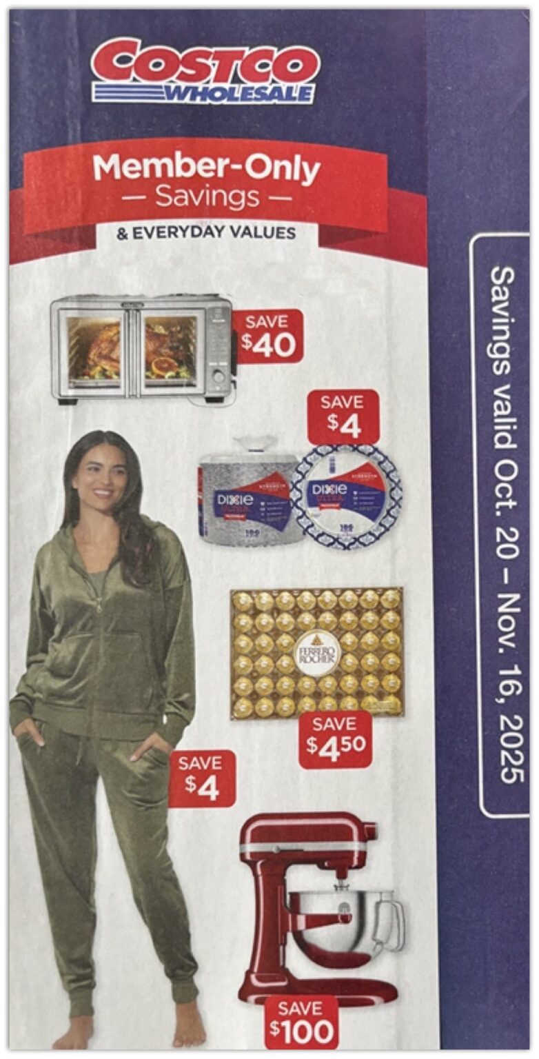 COSTCO Ad & Coupon Booklet valid October 20 - November 16, 2025