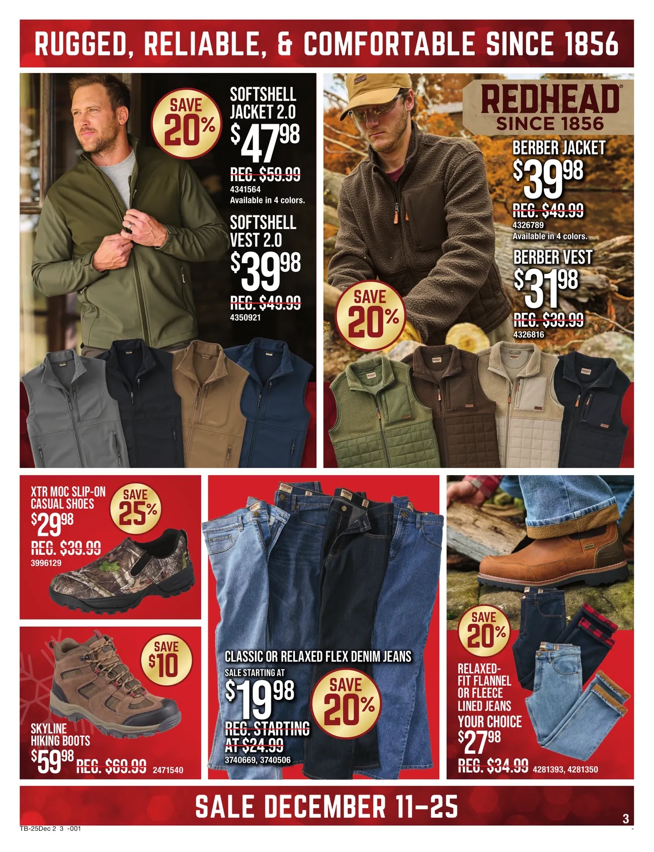 Cabela's Weekly Ad December 11 - December 25, 2025