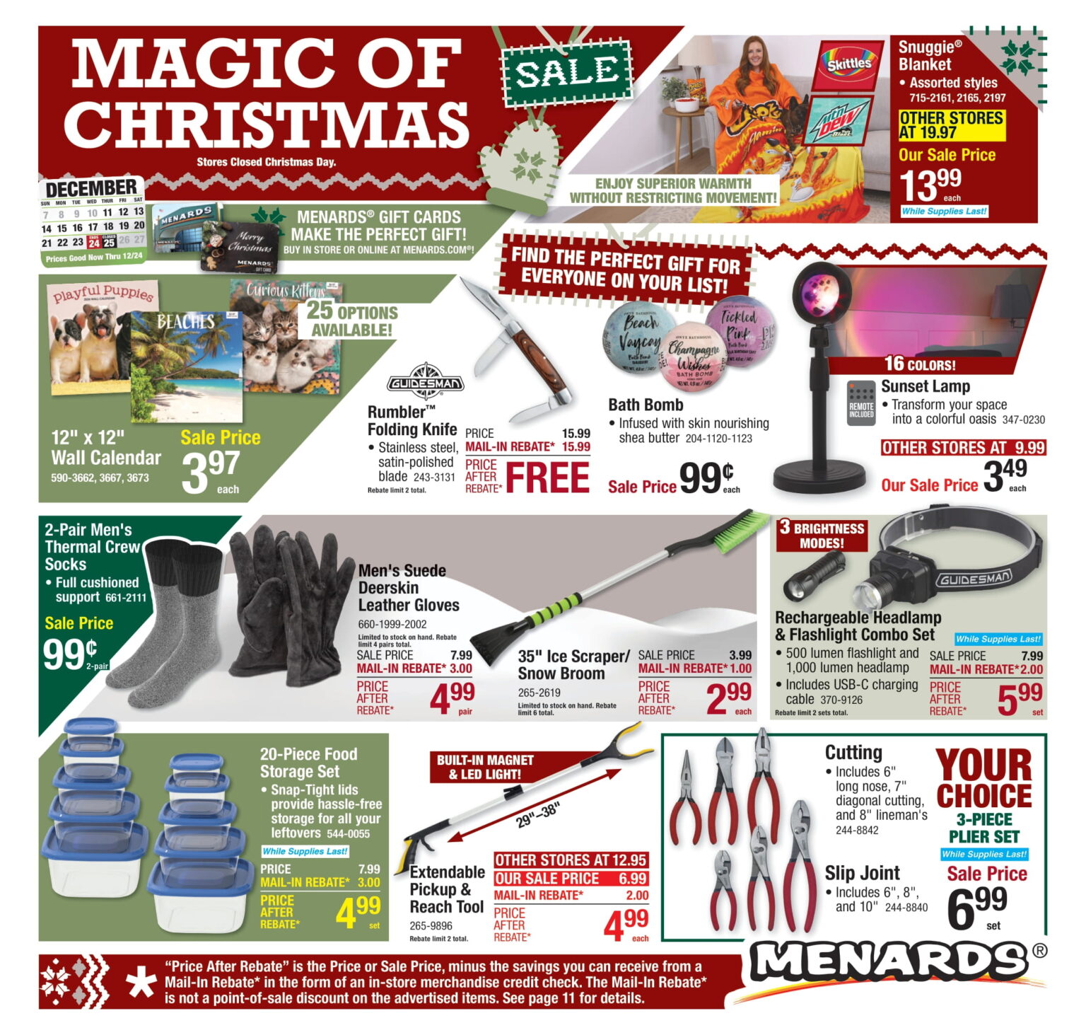 Menards Weekly Ad December 11 - December 24, 2025