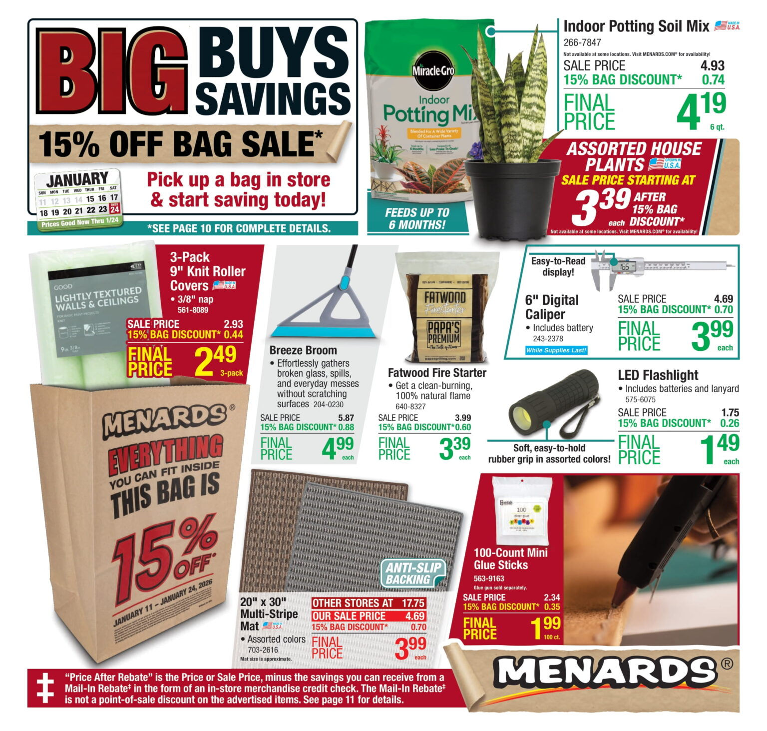 Menards Weekly Ad January 15 - January 24, 2026