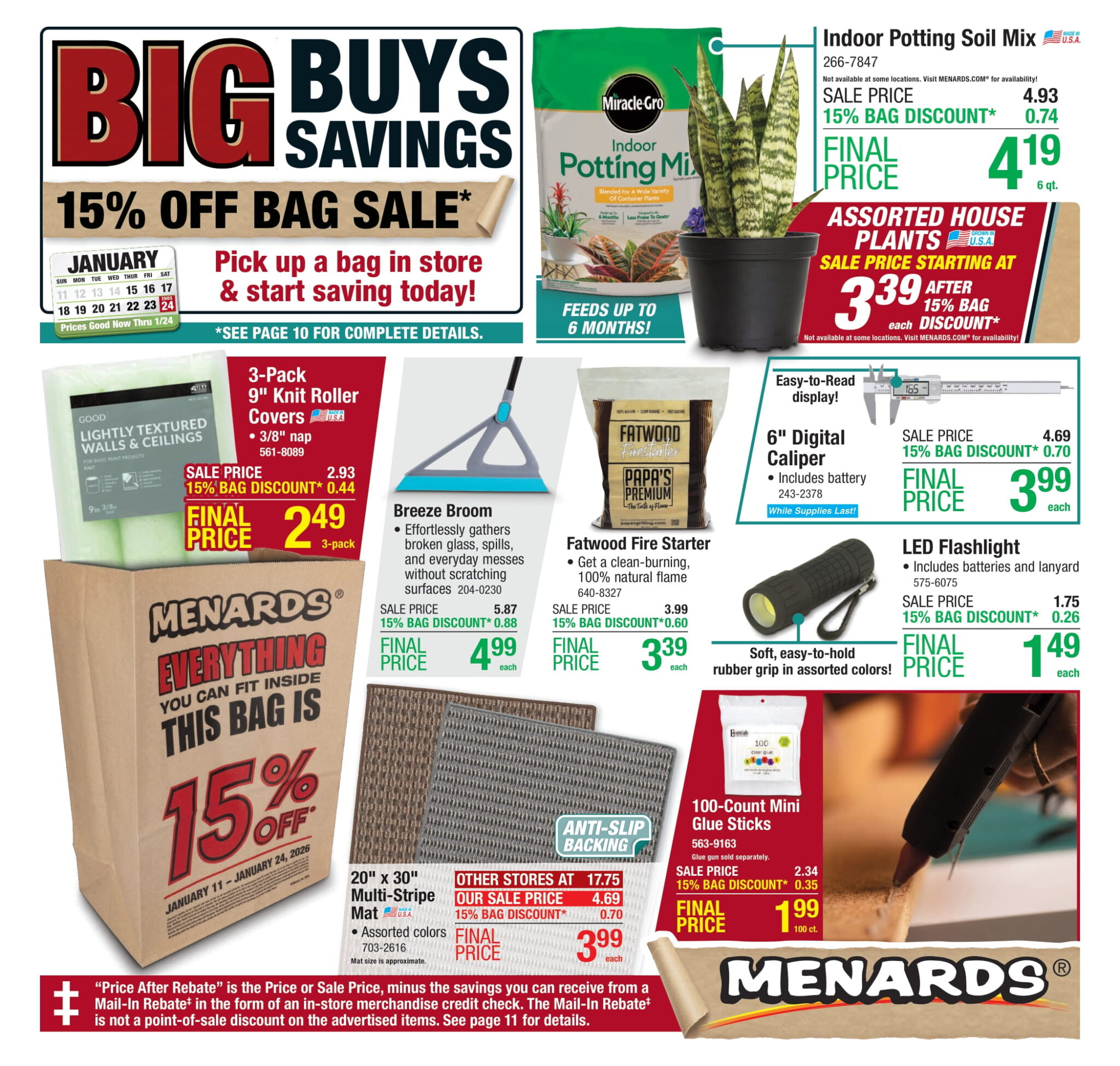 Menards Weekly Ad January 15 - January 24, 2026